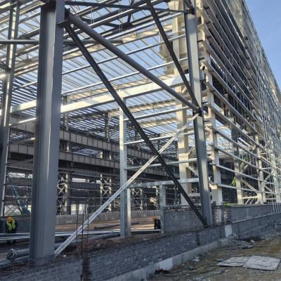 China Prefabricated Steel Structure Workshop Buildings with H-shaped Steel Components​ for sale