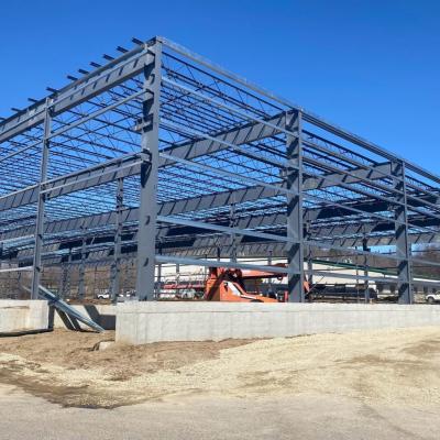 China Modern Steel Structure Building Galvanized Industrial Steel Warehouse Construction for sale