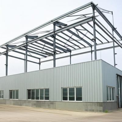 China Customizable Bolt Connection Prefab Warehouse Building with Q235B or Q345B Steel Grade As Customer's Requirement Customizable for sale