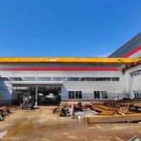 China Q235 Steel Structure Warehouse with Sloping Roof and Hot-Rolled Steel Construction for Durable Storage Solutions for sale