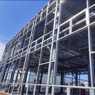 China Fireproof Steel Structure Warehouse with Round Bar Brace for Cost-effective Fast Installation for sale