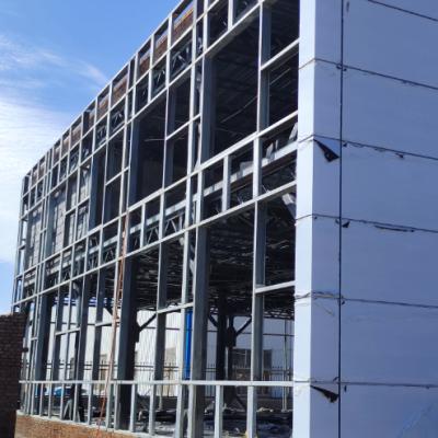 China Fireproof Steel Structure Warehouse with Sloping Roof and Customizable Design for Industrial Storage for sale
