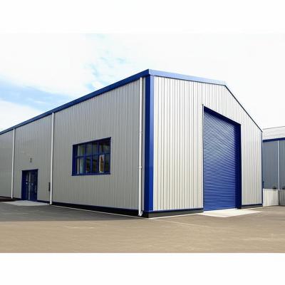 China Flange Thickness 5 to 16mm Steel Structure Building Built from Carbon Steel Raw Material Featuring Sliding Door or Rolling Door for Commercial for sale