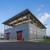 China Insulation Steel Structure Warehouse Fireproof Hot Rolled Steel Frame Building Designed for Industrial Storage and Protection for sale