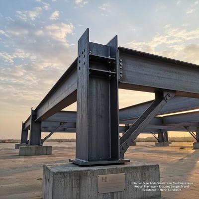 China H Section Steel Main Steel Frame Steel Warehouse Robust Framework Ensuring Longevity and Resistance to Harsh Conditions for sale
