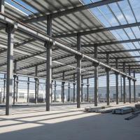 China Steel Frame Warehouse Designed Using Hot Rolling H Section Steel Columns and Beams Providing Robust Structural Support for sale
