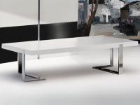 China GeoShift Stainless Steel Plank Coffee Table 1300x700x450 mm Modern Design for sale