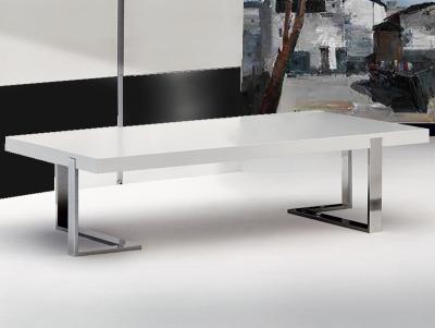 China GeoShift Stainless Steel Plank Coffee Table 1300x700x450 mm Modern Design for sale