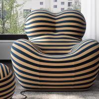 China Edgeless Lazy Sofa Floor Chair Cotton Fabric Seamless Sponge Sofa Chair 800x960x720 mm for sale