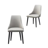 China Natural Beauty Solid Wood Dining Chairs With Upholstered Seat for sale