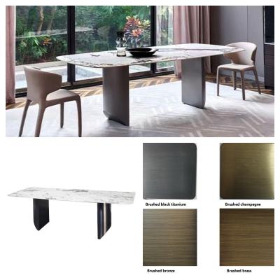 China Large Rectangle Marble Top 12 Person Dining Table Luxury Dining Room Table Furniture for sale