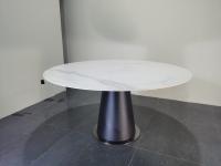 China China Factory Ceramic Marble Dining Table Set 150x90x75 cm Multi-Seat Home Restaurant for sale