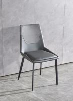China PU Leather Metal Leg Dining Chair 47x58x87cm for Restaurant Home Use for sale