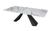 China Italian High End Dining Room Furniture Steel Dinning Table Sets Luxury 6 Chairs Modern Marble for sale