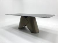 China Italian Household Dining Room Furniture Stainless Steel Frame Marble Top Dining Table Set for sale