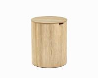 China Modern Style Wooden Coffee Table Living Room Solid Wood Round Coffee Table Corner Table Customized Size for sale