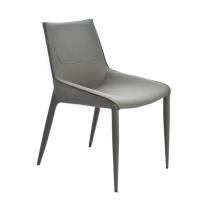 China Modern PU Leather Dining Chair with Steel Frame 49x58x78cm for Restaurant Use for sale