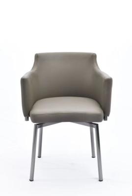 China Modern Swivel Dining Chair PU Leather Executive Conference Office Chair 60x59x73 cm for sale