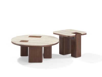 China Modern Wood Color Sintered Stone Coffee Table 90x35 cm for Living Room Furniture for sale