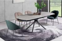 China Foshan Factory Rectangular Sintered Stone Dining Table Set Expandable Dining Table Living Room Furniture for sale