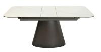 China Extendable Dining Table With 12MM Thickness Sintered Stone Ceramic Table Top Metal Leg Multiple Functions Table Sets for sale