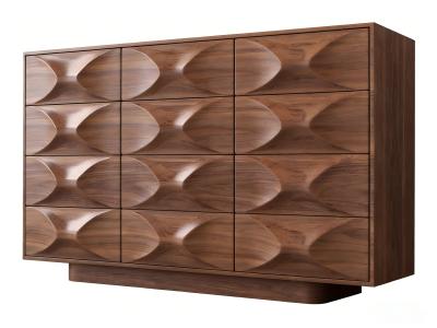 China Nordic Wood Dining Sideboard 160x40x85 cm Modern Storage Cabinet for Apartments for sale