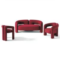 China Fabric Living Room Balcony Double Lounger Reclining Sleeping Leisure Adult Noon Break Lazy Person Sofa for sale