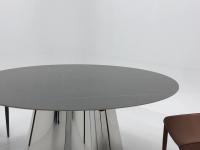 China Modern Luxury Stainless Steel Sintered Stone Top Dining Table Set for Wedding Living Room Hotel Banquet Hall Wholesale for sale