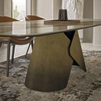 China Modern Living Room Furniture Stainless Steel Dining Tables and Chairs Set Rectangular Marble Dining Table Set for Home Hotel and Villa Furniture for sale
