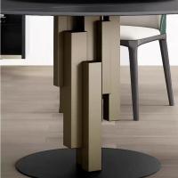 China Hot Selling Dining Table with 8 10 Chairs Ceramic Marble Table Top Cheaper Modern Home Furniture Dining Table Sets for sale