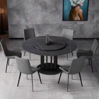 China Foshan China Factory Dinner Room Furniture Living Room Sets Round Sintered Stone Dinning Table for sale