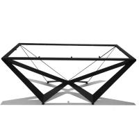 China Custom Modern Light Luxury Metal Legs Ceramic Tabletop Sintered Stone Dining Room Furniture Marble Dining Table Modern Dining Table Set for sale