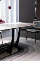 China Modern Luxury Rectangular Dining Table Set 6 8 Seater Dining Room Furniture Marble Top Sintered Stone Marble Table for sale