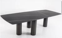 China Dining Table Set Modern Dining Room Table Minimalist Dinning Room Furniture Marble Top for Home Use for sale