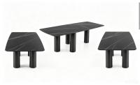 China Dining Table Set Modern Dining Room Table Minimalist Dinning Room Furniture Marble Top for Home Use for sale