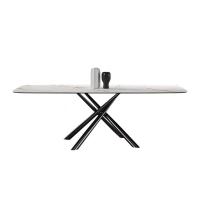 China Modern Luxury Kitchen Restaurant Tables And 6 Chairs Sets High End Marble Dining Table Set For Home And Hotels for sale