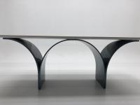 China Modern Classic Rectangular 6 Chairs Home Furniture Dinning Room Sets Stainless Steel Sintered Stone Marble Dining Tables for sale