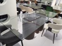 China Modern Home Furniture Dining Set with Glass Top Luxury Dining Table and Chair Set for 8-12 Seaters Home or Hotel Use for sale