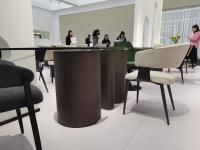 China Modern Home Furniture Dining Set with Glass Top Luxury Dining Table and Chair Set for 8-12 Seaters Home or Hotel Use for sale