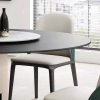 China Factory Direct Sales Decorative Ceramic Modern Round Furniture Commercial Kitchen Marble Dining Table With lazy susan for sale