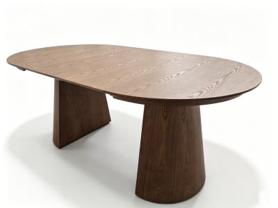 China Modern Restaurant Expandable Tables Kitchen Industrial Furniture Home Extention Dining Table  Wooden Dining Tables and Chairs Set for sale