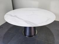 China Modern High-End Dining Table with Marble Top Chair Metal Base Home Furniture High-End Design for Dining for sale
