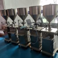 China Shampoo Shower Gel Pneumatic Filling Machine AB Glue Vertical Cream Automatic Filling Machine for sale