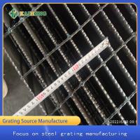 China 8m Long Span Toothed Steel Grating G505/30/100 Press Welded Customized for sale