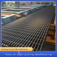 China 8m Long Span Toothed Steel Grating G505/30/100 Press Welded Customized for sale