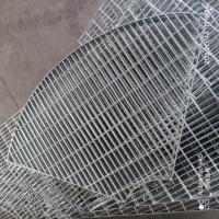 China Hot Dip Galvanized Carbon Steel Metal Grating Customized Special Shaped for sale