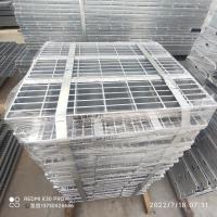 China Silver Pressure Welded Galvanized Steel Grating Engineering for sale