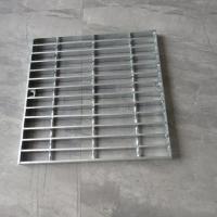 China High Bearing Capacity Galvanized Steel Grating Silver Pressure Welded for sale