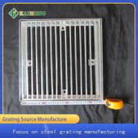 China Hot Dip Galvanized Steel Grating Manhole Cover Q235 20x6mm Flat Steel Heavy Duty Trench Cover for sale