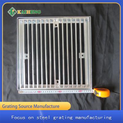 China Hot Dip Galvanized Steel Grating Manhole Cover Q235 20x6mm Flat Steel Heavy Duty Trench Cover for sale